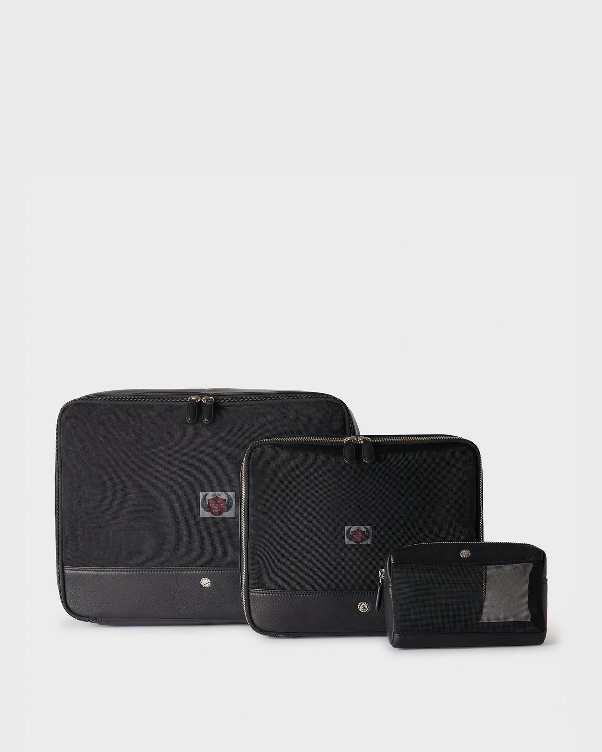 The Double Zip Suitcase Organiser Set | OSPREY LONDON | Osprey London