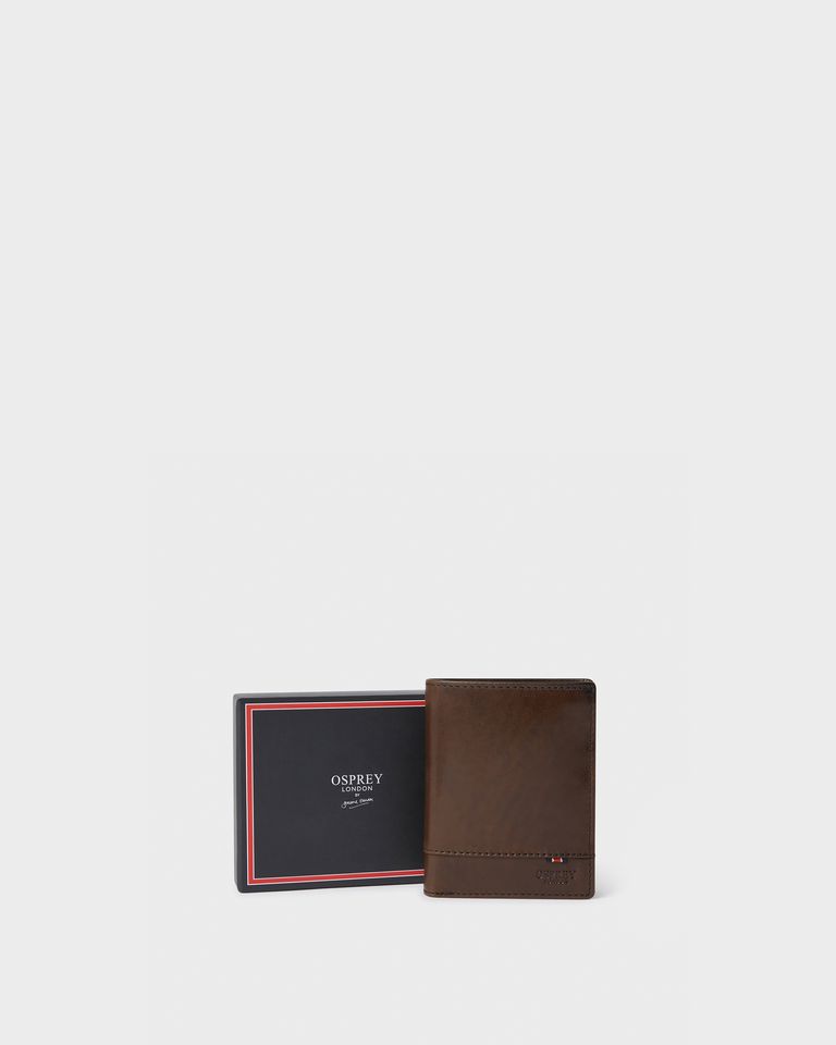 The London Leather Wallet with Coin pocket | OSPREY LONDON | Osprey London