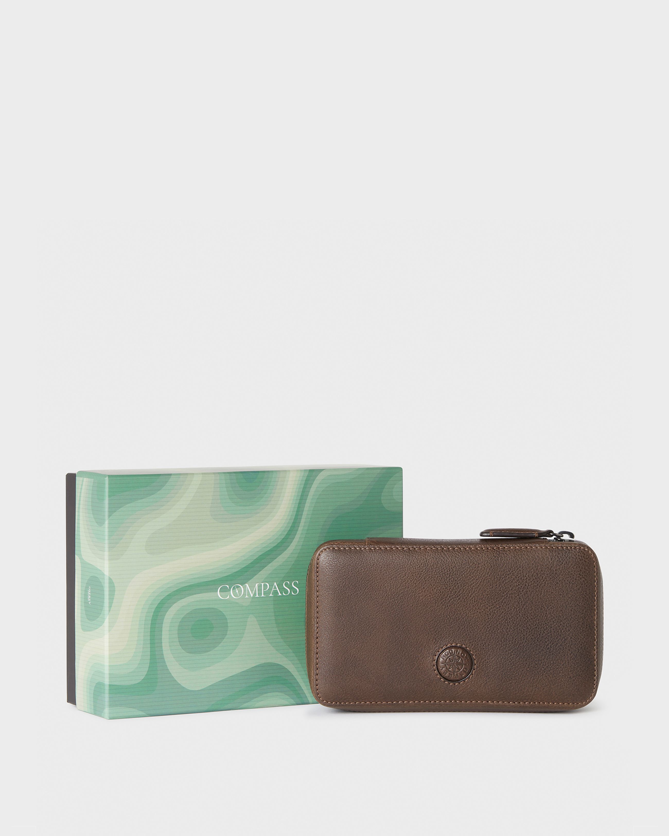 The Compass Leather Tech Pouch | OSPREY LONDON | Osprey London