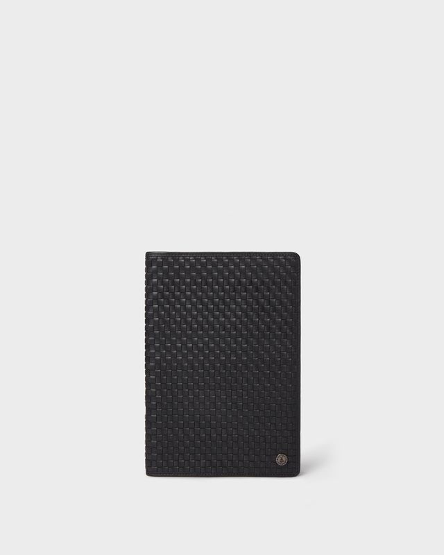 The Woven Large Leather Notebook | OSPREY LONDON | Osprey London