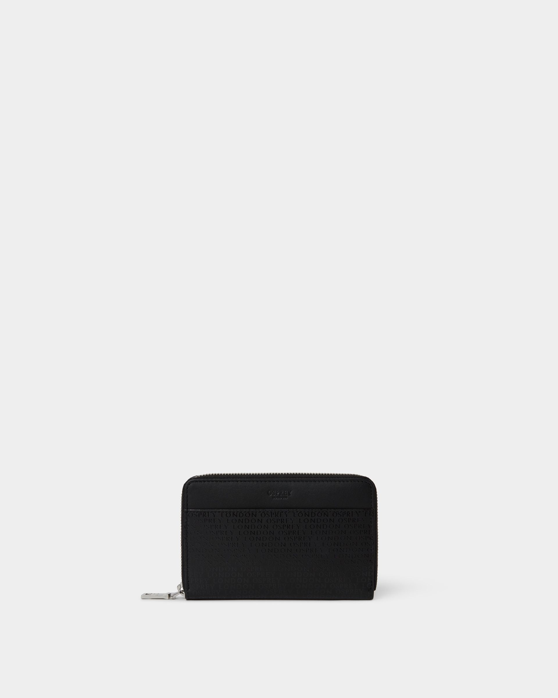 The Deboss Medium Leather Zip Around Purse | OSPREY LONDON | Osprey London