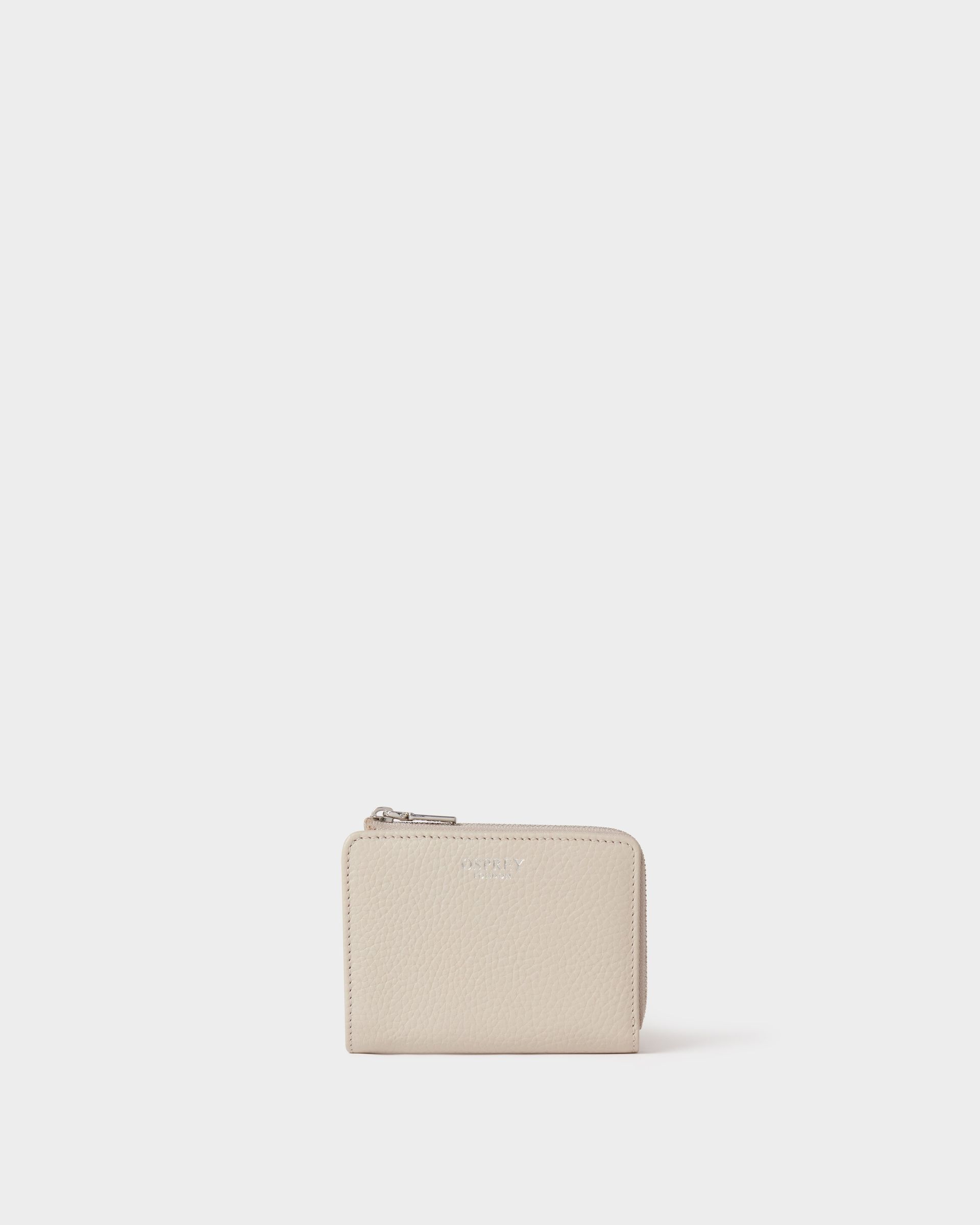 The Core Medium Leather Zip Matinee Purse | OSPREY LONDON | Osprey London