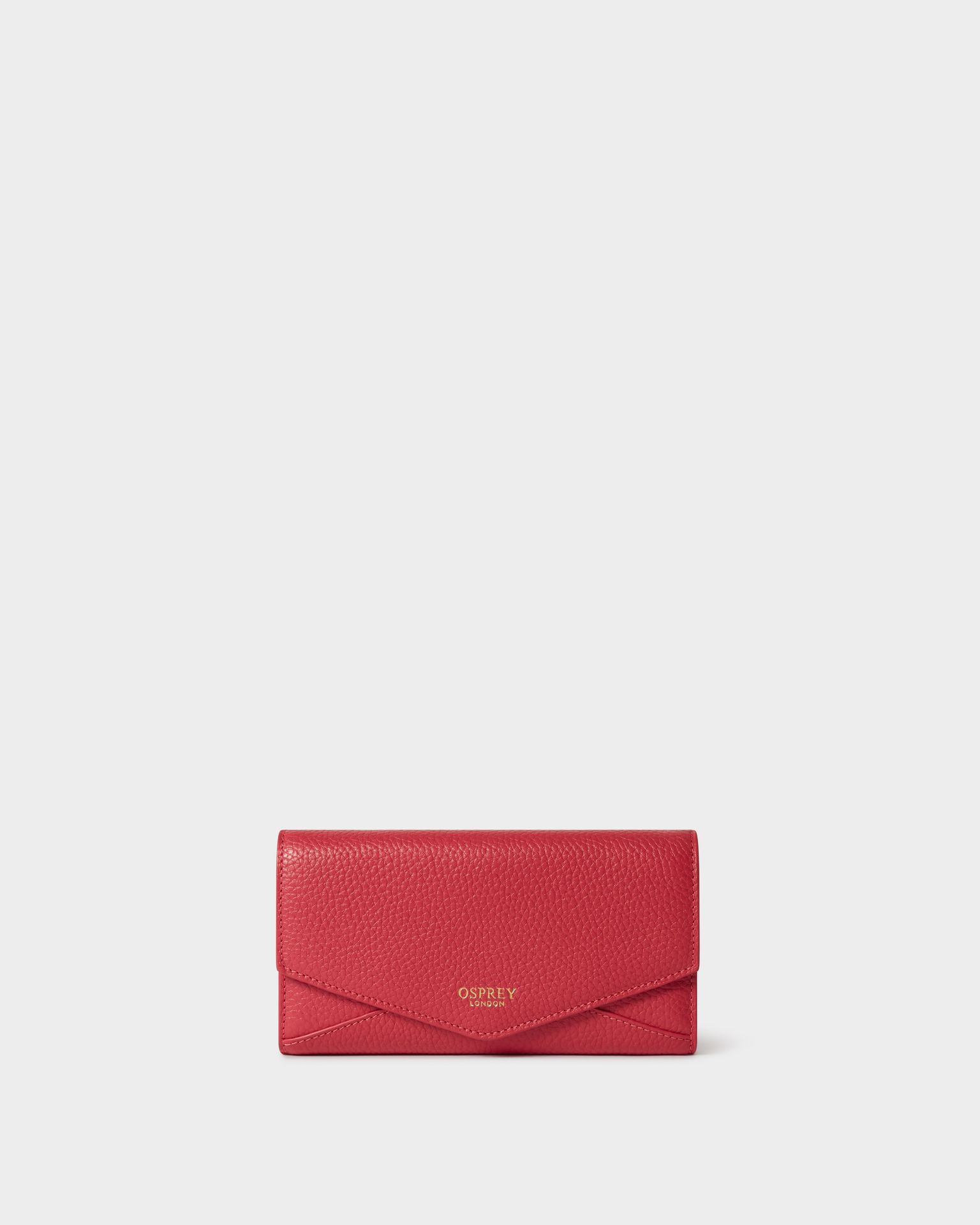 The Core Medium Leather Zip Matinee Purse | OSPREY LONDON | Osprey London