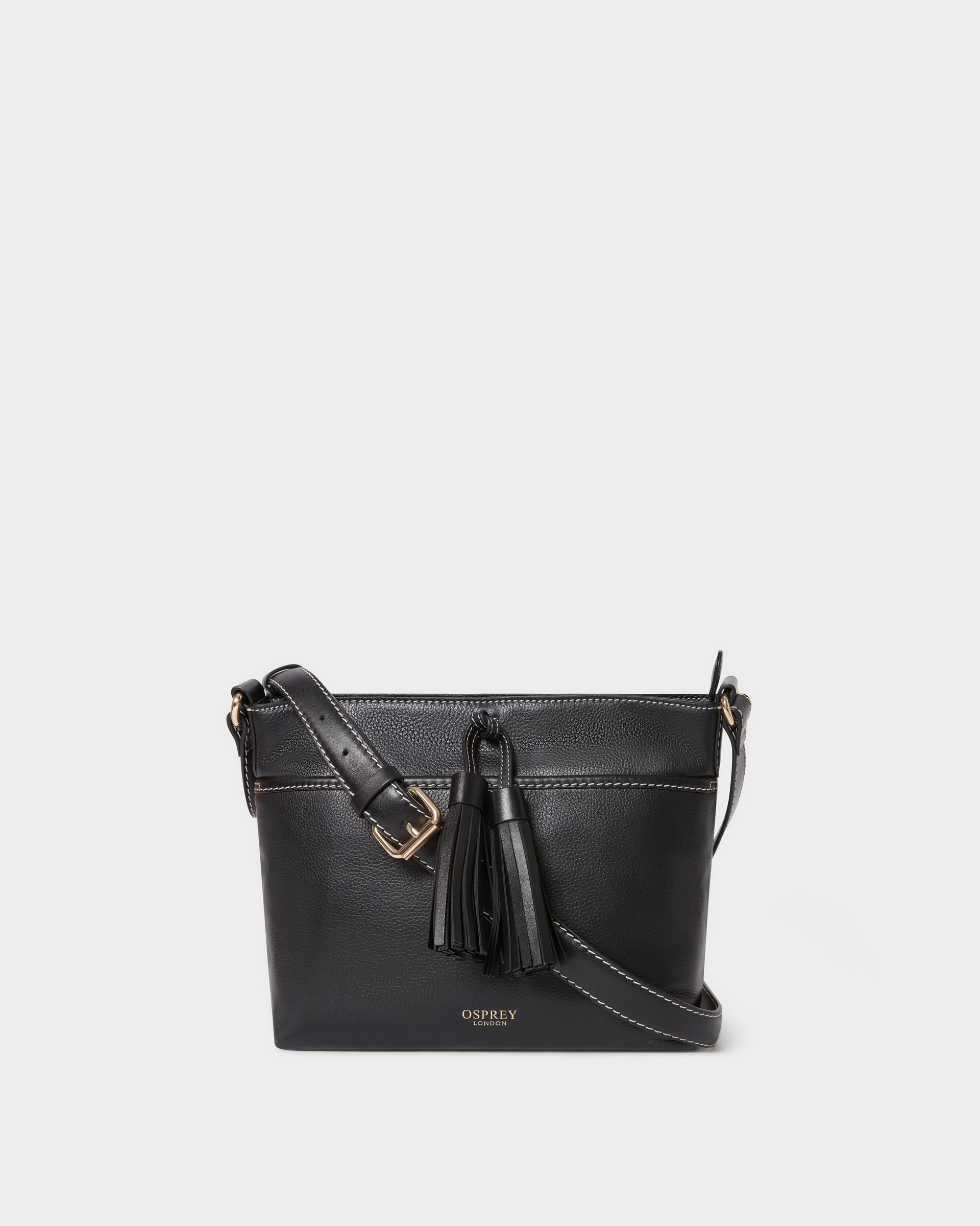The Savanna Leather Crossbody | OSPREY LONDON | Osprey London