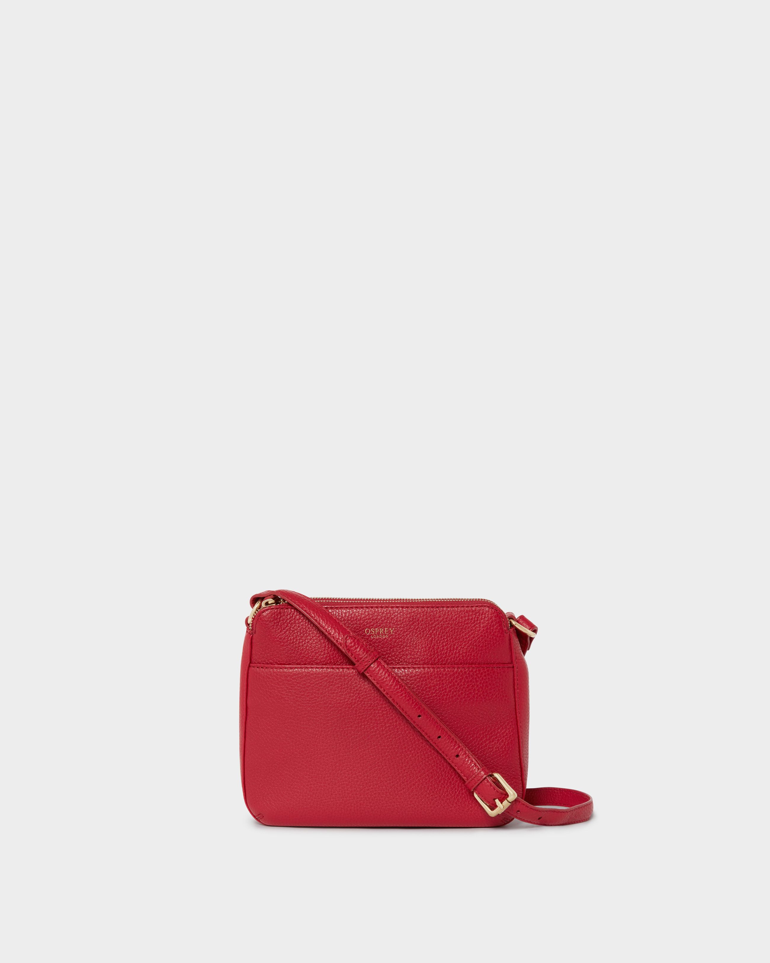The Buckley Leather Crossbody | OSPREY LONDON | Osprey London