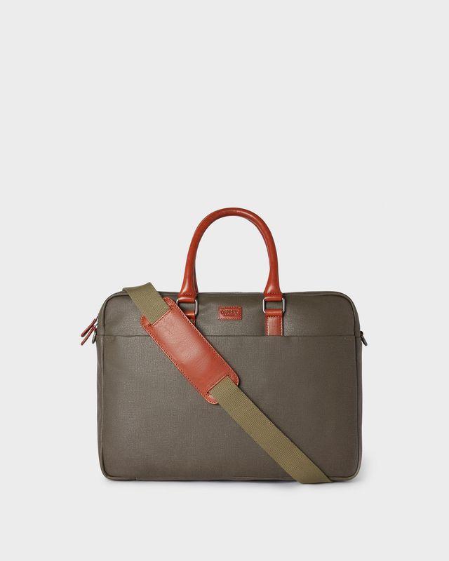 The Grantham Leather Laptop Bag | OSPREY LONDON | Osprey London