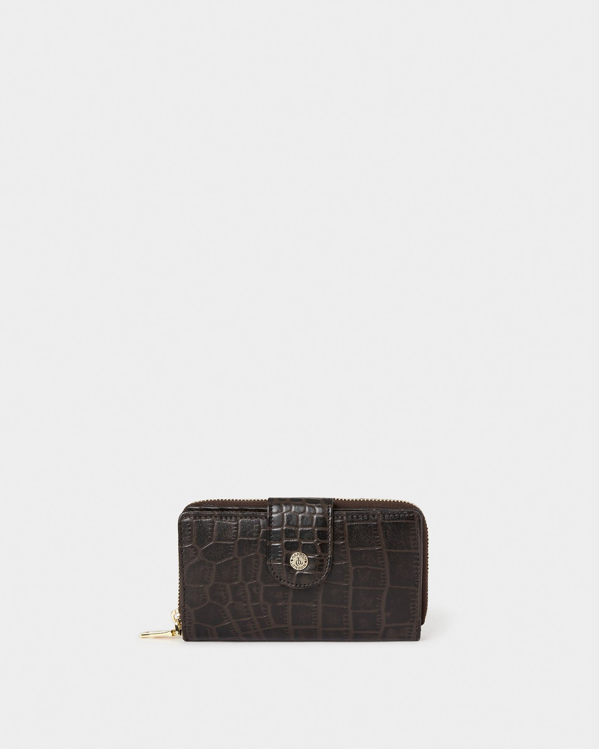 The Carla Leather RFID Zip-Round Purse | OSPREY LONDON | Osprey London