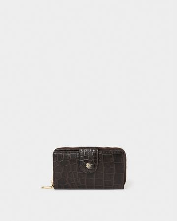 The Carla Leather RFID Zip-Round Purse | OSPREY LONDON | Osprey London