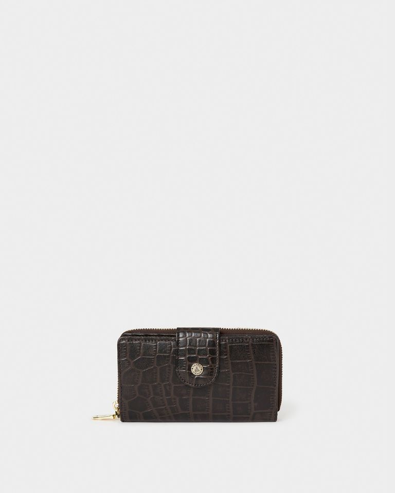 The Carla Leather RFID Zip-Round Purse | OSPREY LONDON | Osprey London