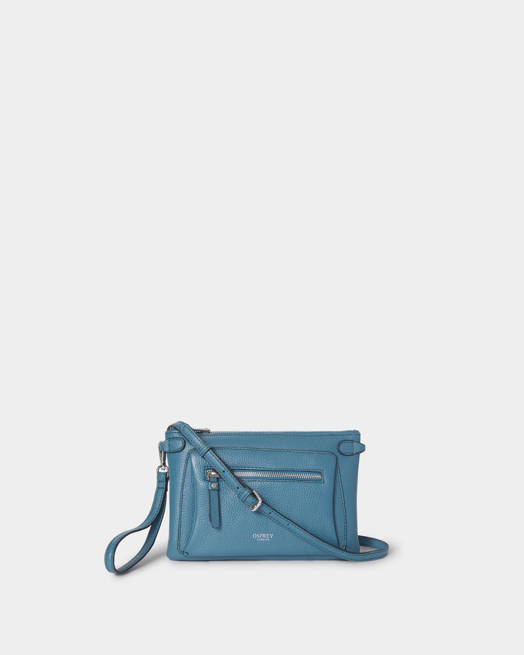 The Ruby Leather Crossbody Clutch | OSPREY LONDON | Osprey London