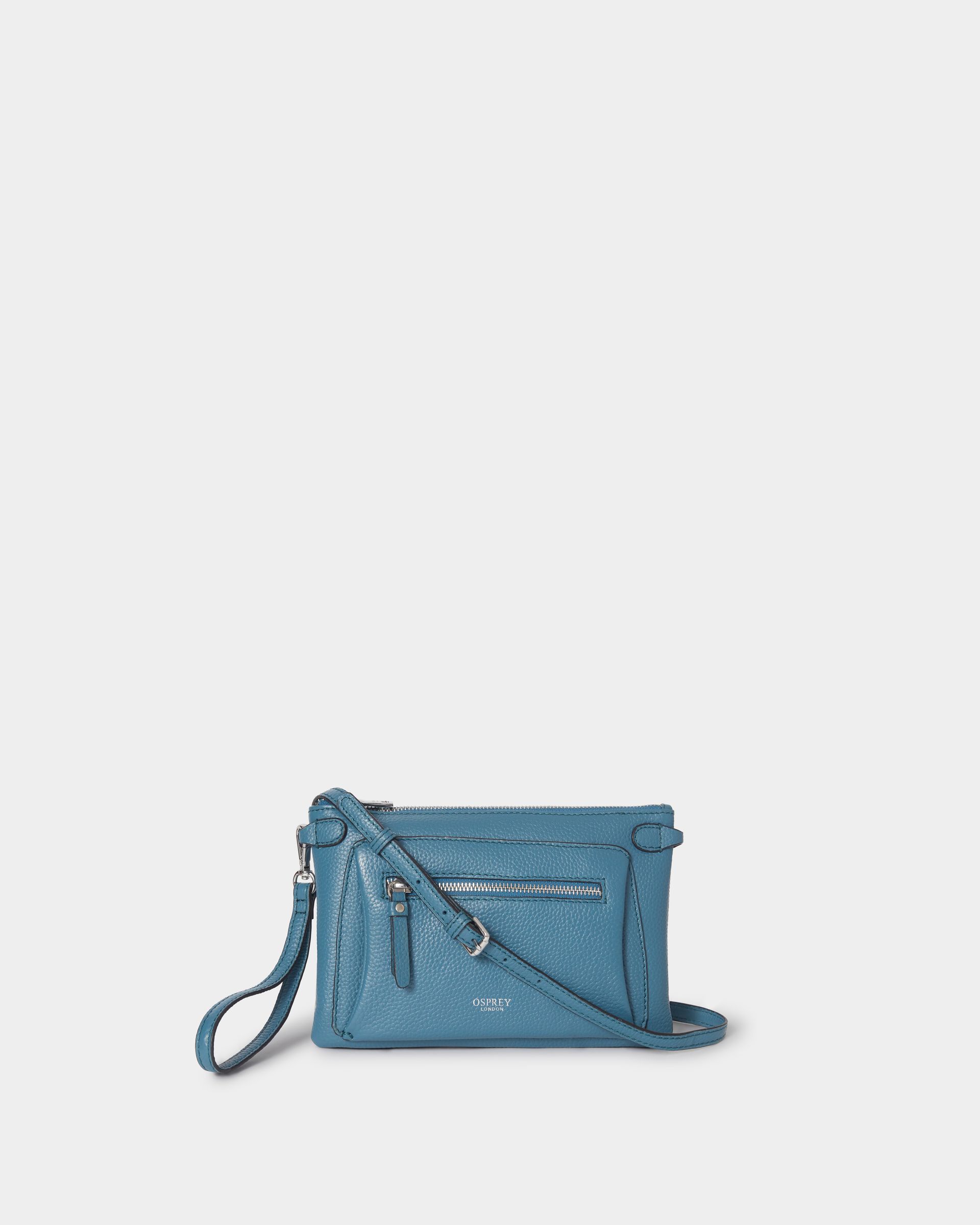 The Ruby Leather Crossbody Clutch | OSPREY LONDON | Osprey London
