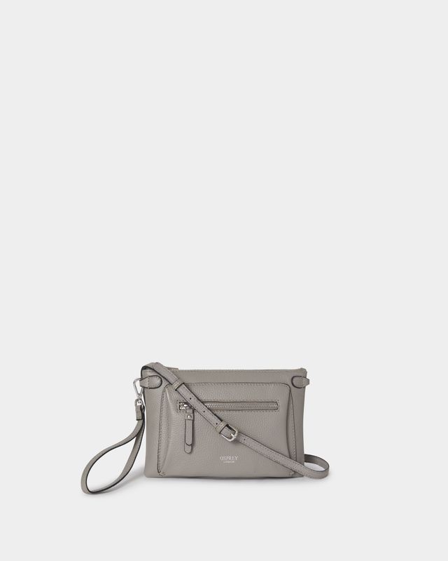 The Ruby Leather Crossbody Clutch | OSPREY LONDON | Osprey London