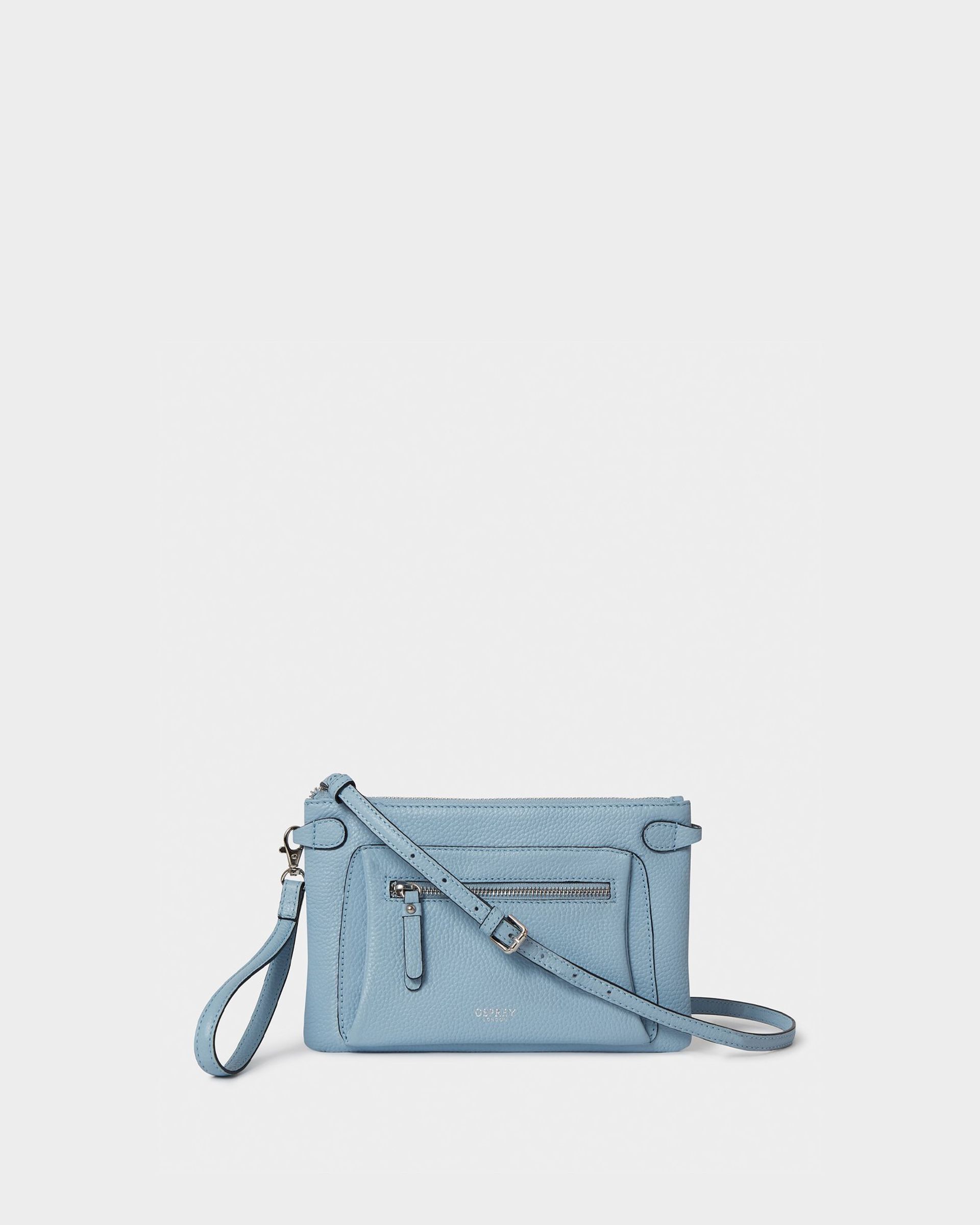 The Ruby Leather Crossbody Clutch | OSPREY LONDON | Osprey London