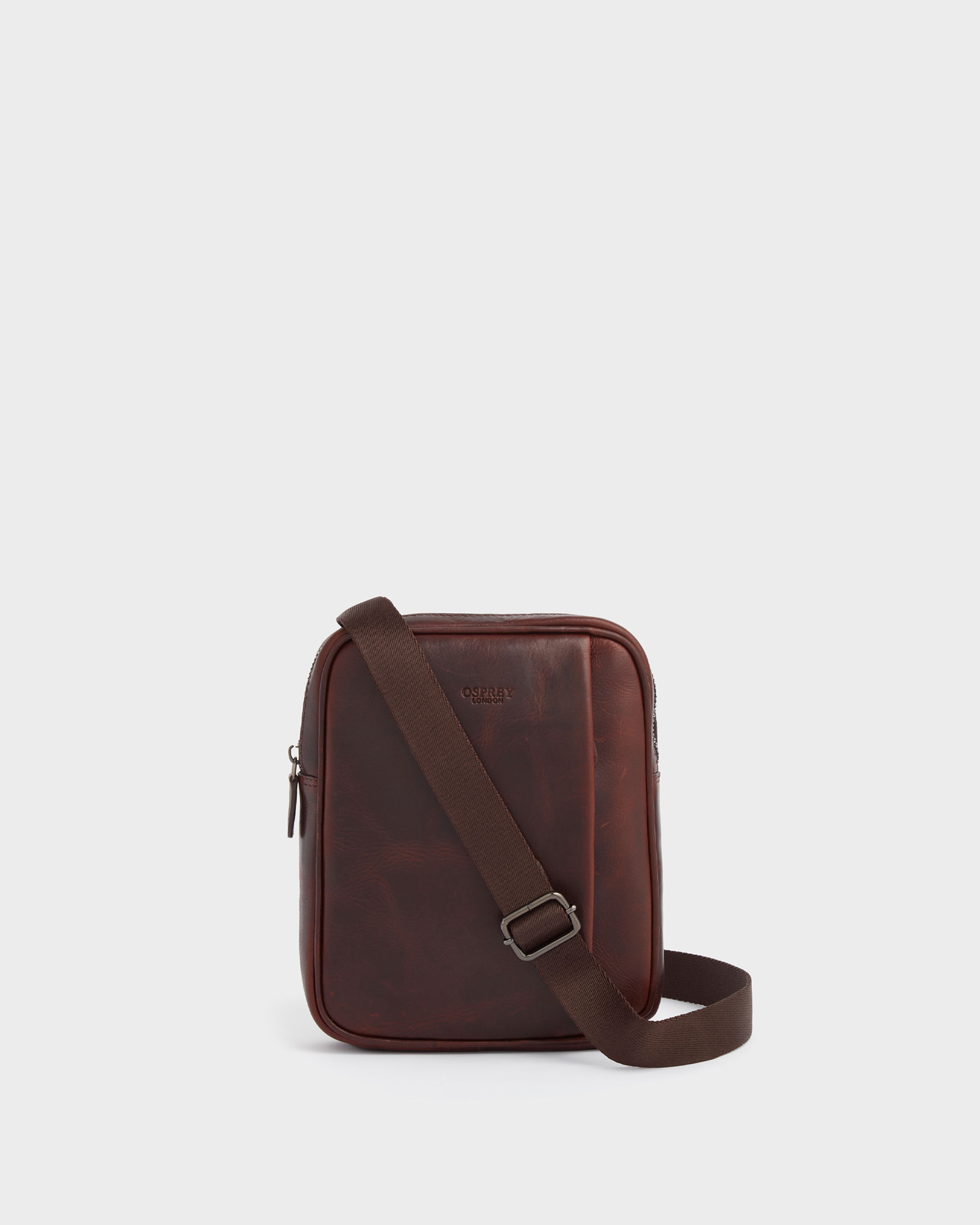 The Small Carter Leather 2 Way Messenger | OSPREY LONDON | Osprey London